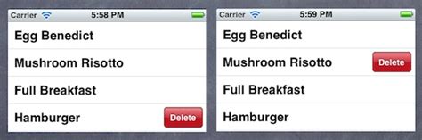 Delete A Row From Uitableview And Model View Controller