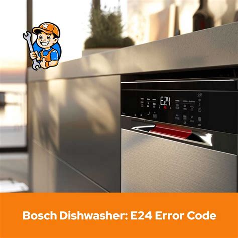 Troubleshooting An E24 Error Code On Your Bosch Dishwasher