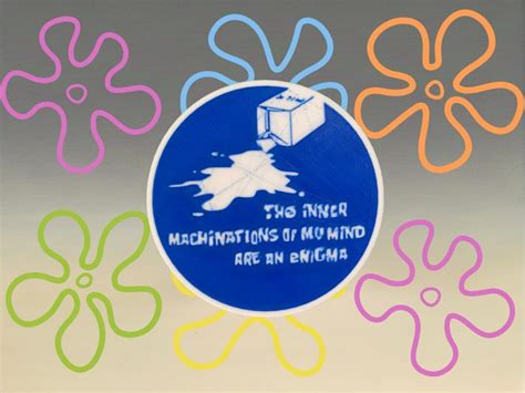 Spongebob Quote Fridge Magnet Etsy