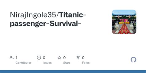 Github Nirajingole Titanic Passenger Survival