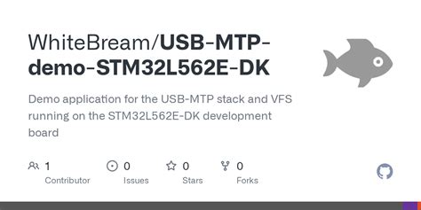 Github Whitebreamusb Mtp Demo Stm32l562e Dk Demo Application For