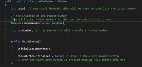 WPF C Tutorial Create A Simple Binary Calculator Game In Visual Studio Moo ICT Project