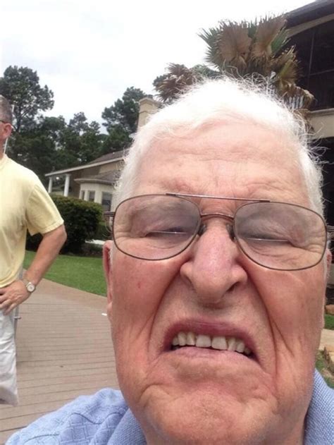 Grandma Takes The What S A Selfie Selfie Squinting Older