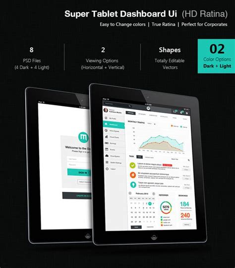 Super Tablet Dashboard Ui Artofit