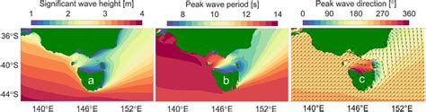 Model Predictions Of Mean Wave Climate From 1981 To 2020 A