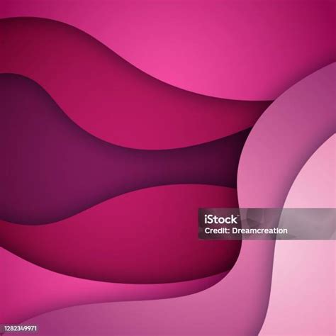 3d 추상 배경 및 종이 절단 모양 벡터 일러스트레이션 3차원 형태에 대한 스톡 벡터 아트 및 기타 이미지 3차원 형태 개념 개체 그룹 Istock