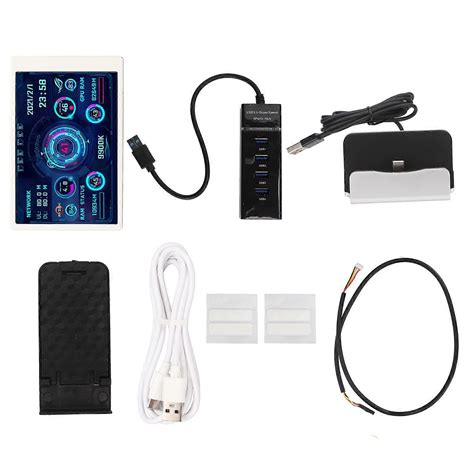 computer temp monitor 3 5in ips full view usb c auto off rotatable pc