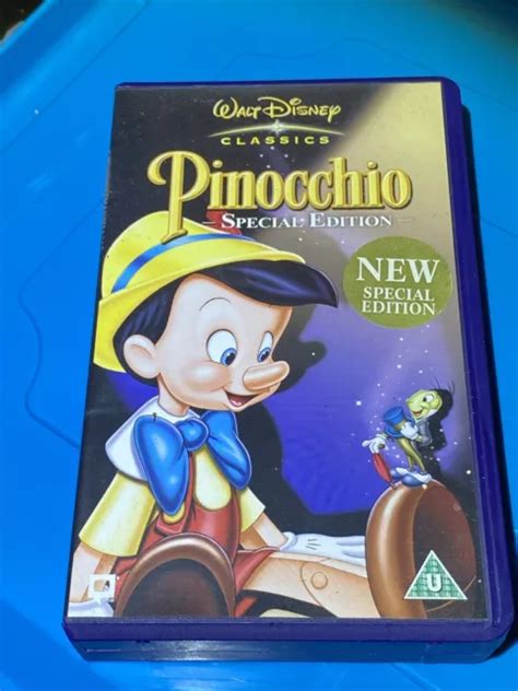 Walt Disney Pinocchio Special Edition Vhs £400 Picclick Uk