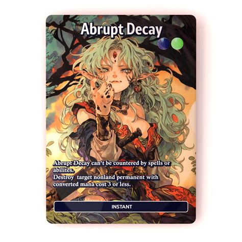 Abrupt Decay Mtg Proxy My Store