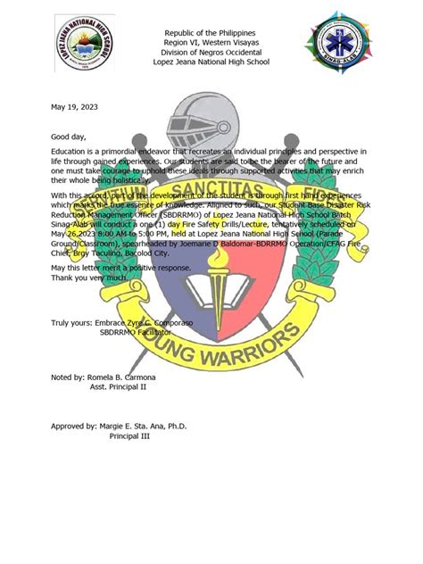 Rotc Letter Pdf