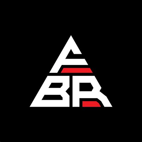 Fbr Triangle Letter Logo Design With Triangle Shape Fbr Triangle Logo