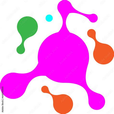 Стоковая иллюстрация 분자 원자 구조 벡터 일러스트 Adobe Stock