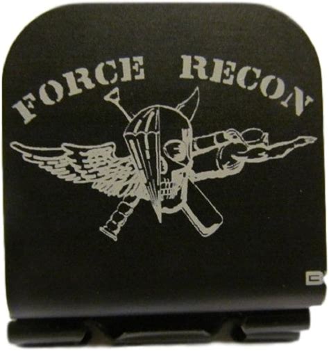 Buy Marine Force Recon Laser Etched Hat Clip Black Online At Lowest