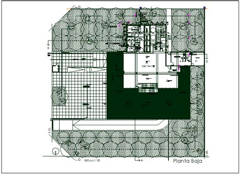 Floor Plan Detail Specification Detail With Dimension Dwg File