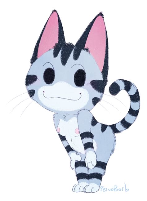 Rule 34 Animal Crossing Anthro Areola Bent Over Black Markings