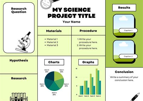 Science Fair Poster Board Template