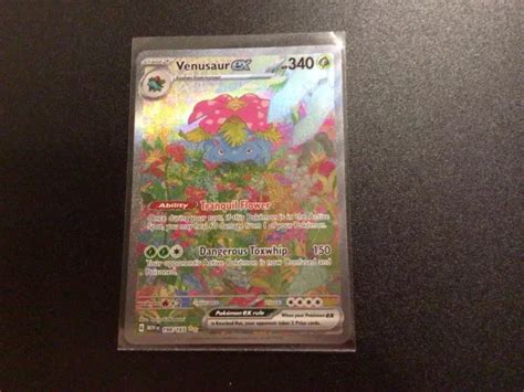 POKÉMON TCG SCARLET Violet 151 Venusaur ex 198 165 Illustration Rare