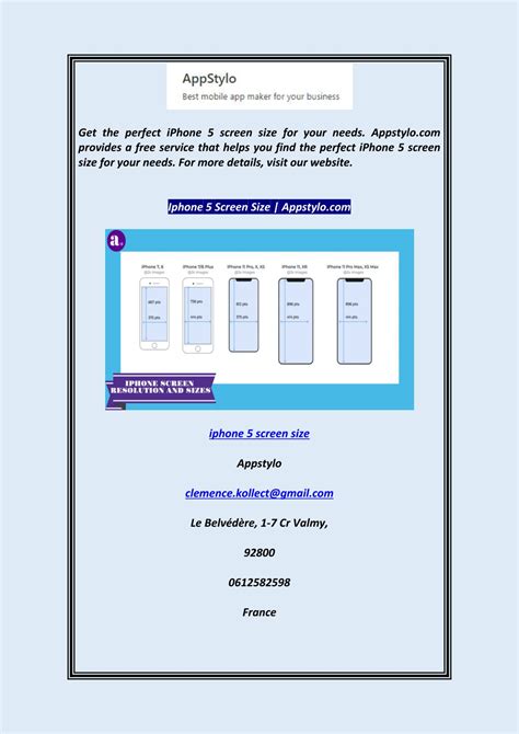 Ppt Iphone 5 Screen Size Powerpoint Presentation Free