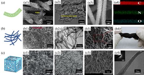 3D porous structures of CNFs: (a) schematic plot for porous structure ...