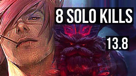 Sett Vs Ornn Top 8 Solo Kills 400 Games 1136 Kr Master 13