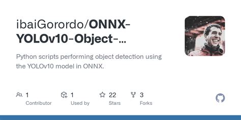 GitHub IbaiGorordo ONNX YOLOv10 Object Detection Python Scripts