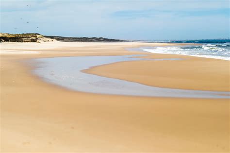 우루과이 해변 놀라운 야생 고 놀라운이 원하는 장소는 한 처녀 해변 대기 거칠고 외로운 해변을 즐길 수 있습니다 여기 우리가 오세아니아 드 Polonio에서 일몰을 볼 수