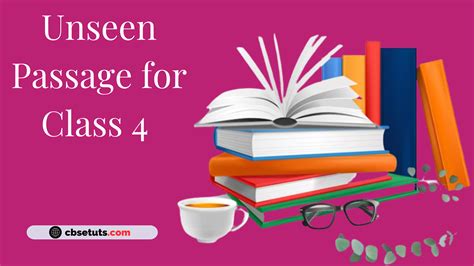 Unseen Passage For Class 4 English Questions And Answers Cbse Tuts