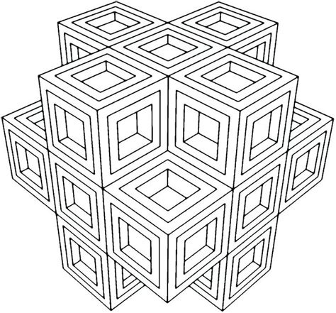 Printable Geometric Coloring Pages PDF Coloringfolder