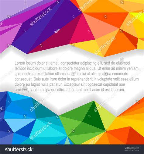 Abstract Triangle Geometric Wave Stripes Border Stock Vector Royalty Free 636688333