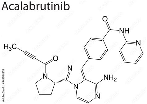 Photo And Art Print Chemical Structure Of An Anticancer Drug