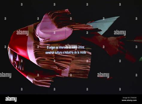 Leon Mexico Nov 1 2023 Mexican Fashion Designer Cynthia Buttenklepper Presents Her Master