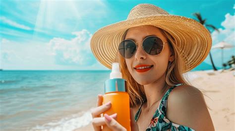 Free Beach Sunscreen Application Image Beach Sunscreen Woman