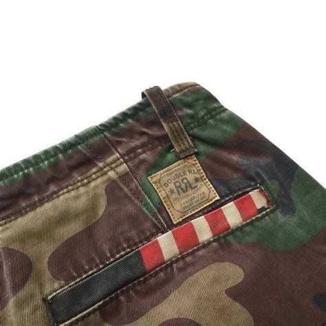 Rrl Ralph Lauren Rrl Camo Usa Flag Patch Pants Gem