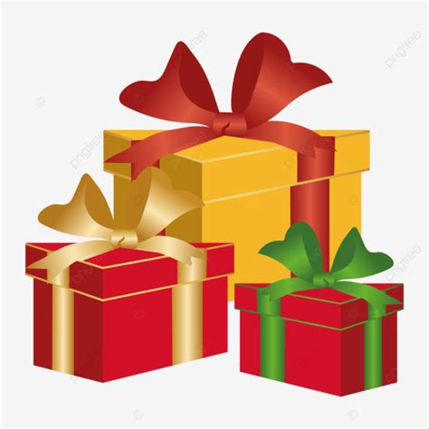 Caja De Regalo De Navidad Clipart Png