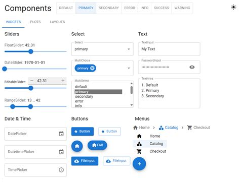 Panel Material Ui Announcement Holoviz Blog