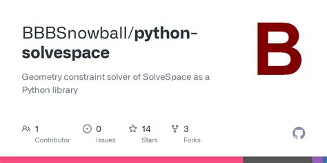 Github Bbbsnowball Python Solvespace Geometry Constraint Solver Of