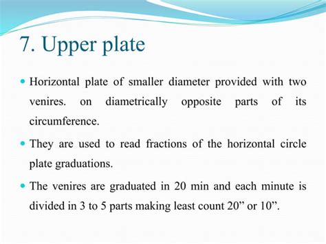 Surveying Ppt COMPONENETS OF TRANSIT THEODOLITE PPT