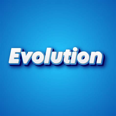 Premium Photo Evolution Text Effect Gold  Attractive Background