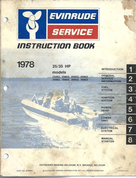 Johnson Outboard Owners Operators Manual Hp Outboard Manuals Net
