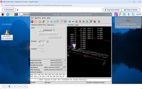 I Want To Create A Vnc In Linuxcnc Running In Raspberry Pi Linuxcnc
