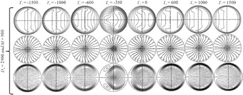 Contour Plot Of The Axial Velocity Vector Plots Of The Secondary Flow