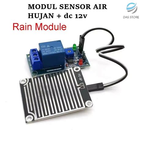 Jual Modul Sensor Air Hujan Dc 12v Modul Kontrol Relai Sensor Hujan Modul Deteksi Tetesan Air