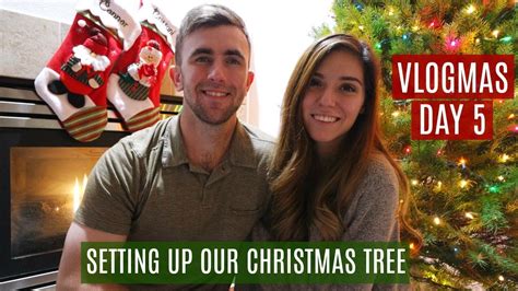 SETTING UP OUR CHRISTMAS TREE VLOGMAS DAY 5 YouTube