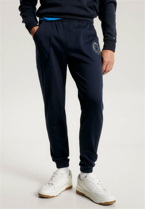 Tommy Hilfiger Logo Stamp Jogginghose Desert Sky Dunkelblau