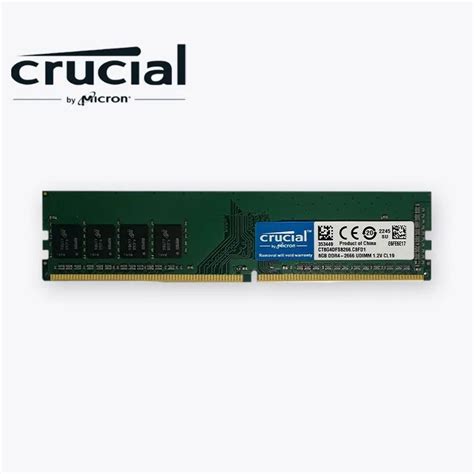 Crucial Ddr4 Pc Ram 4gb 8gb 16gb Ddr4 2666mhz 288pin Desktop Dimm Memory Shopee Philippines