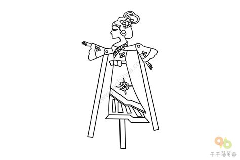 皮影人物简笔画西游记 皮影人物简笔画儿童 大山谷图库