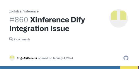 Xinference Dify Integration Issue Issue 860 Xorbitsai Inference
