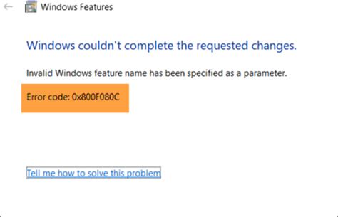 5 ways to fix error 0x800f080c on windows 10 2021 saint