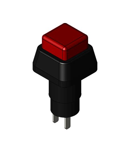 Square Latching Pushbutton 3d Model By Thereverseengineer On Thangs