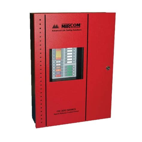 Tủ Báo Cháy Mircom Fa 1008kads 8 24 Zone Hệ Thường Cửa đỏ